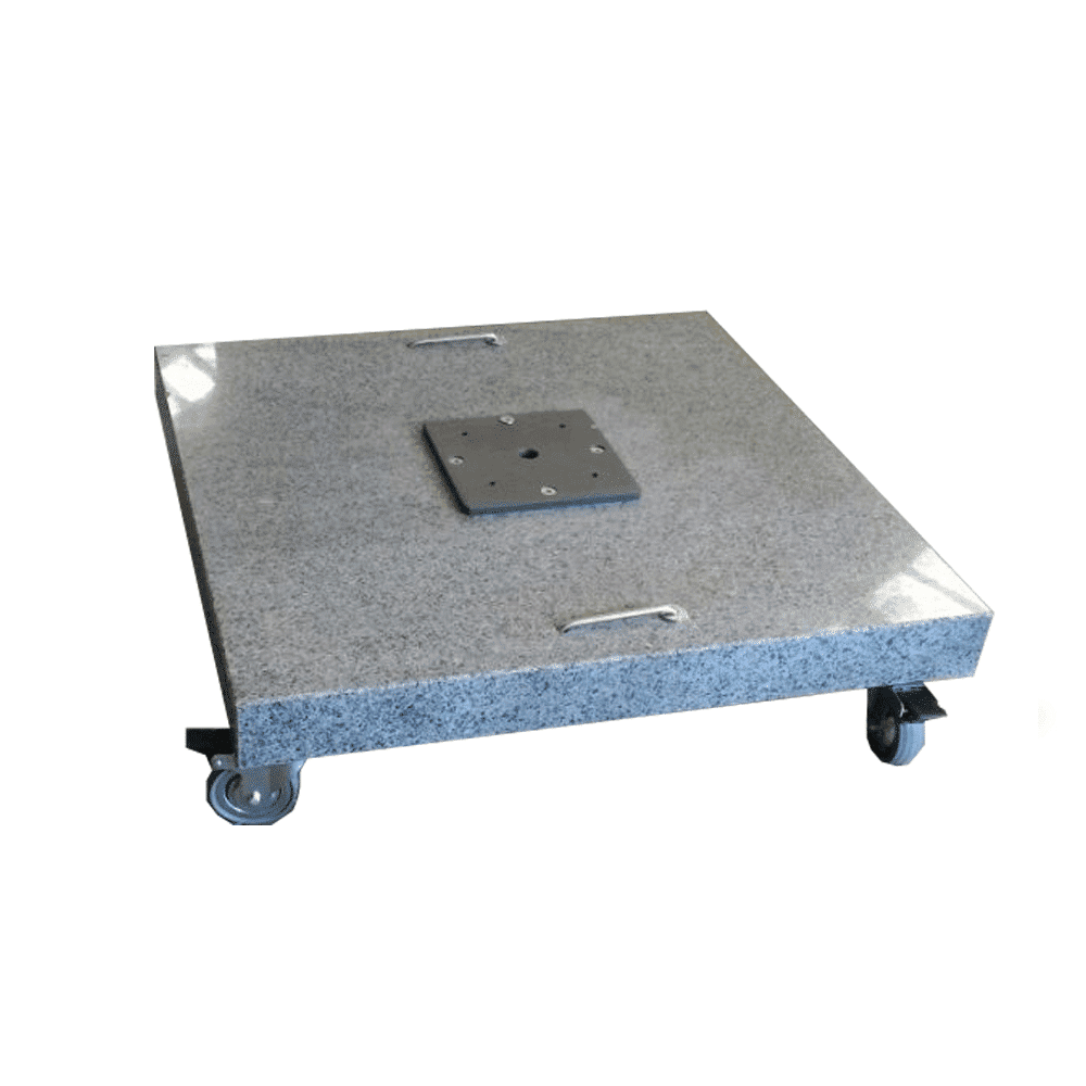 Shelta Granite Outdoor Cantilever Umbrella Base with Wheels - Suits ...