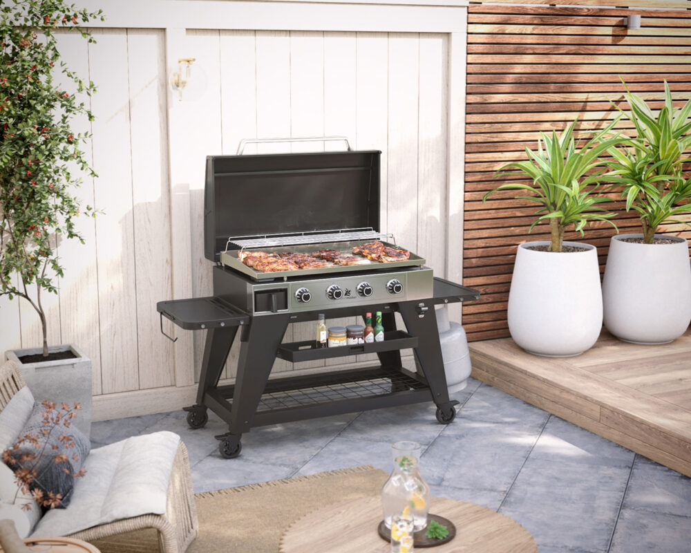 Beefmaster Griddle 4 Burner Flat Top BBQ - Lifestylels Barbecues Christchurch