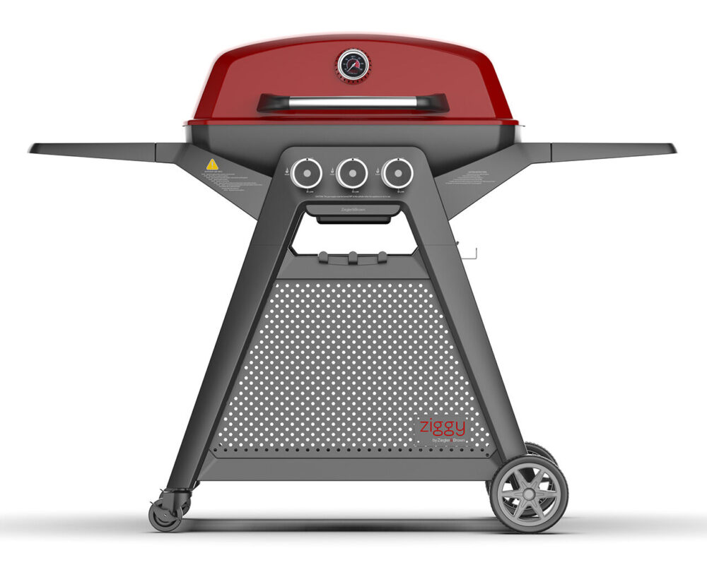 Elite Ziggy Triple Grill & Cart - Ziegler & Brown Premium BBQs