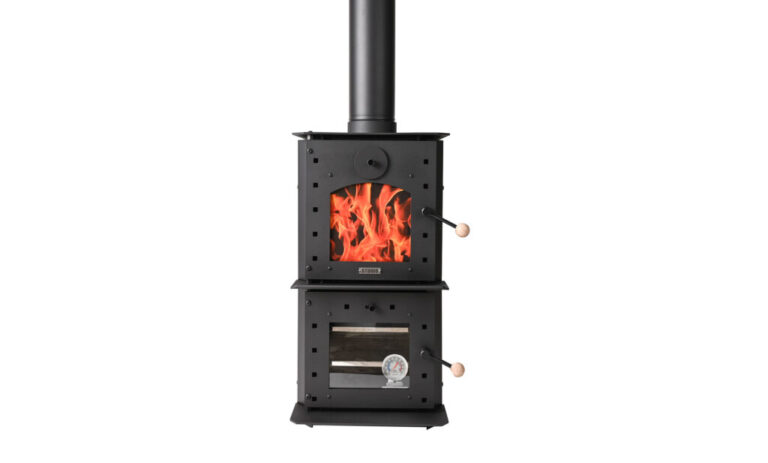 Warmington Studio Oven Wood Fire including Standard 4.2m Freestanding ...