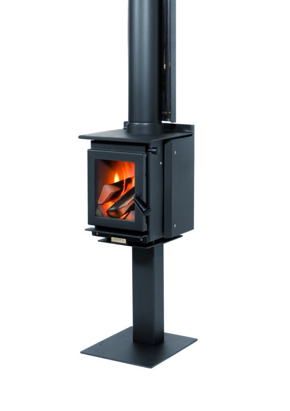 Metro Micro Rad Wood ULEB Fire including Standard 4.2m Flue Kit