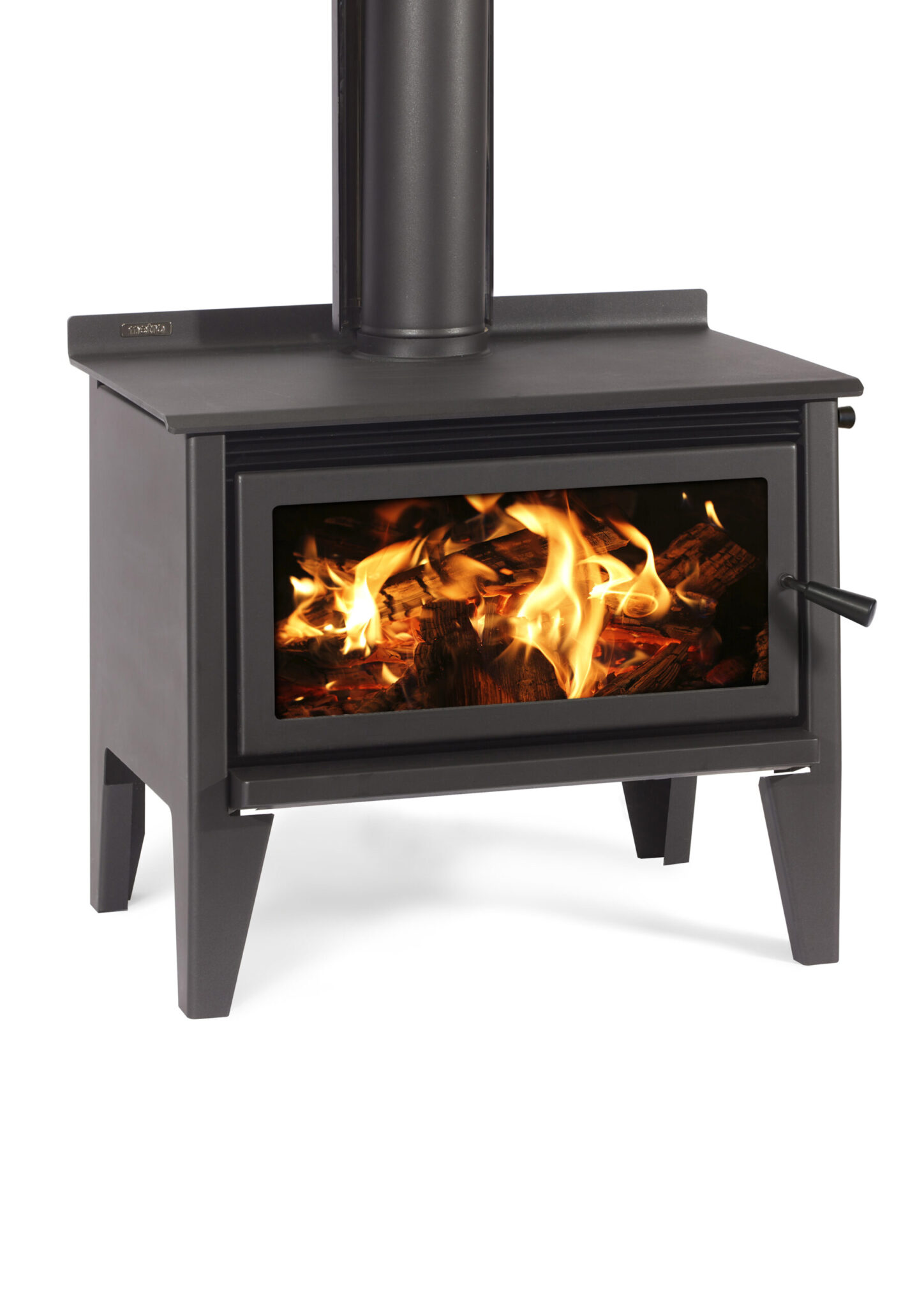 Metro LTD Mega Rad Wood Fire including Standard 4.2m Flue Kit